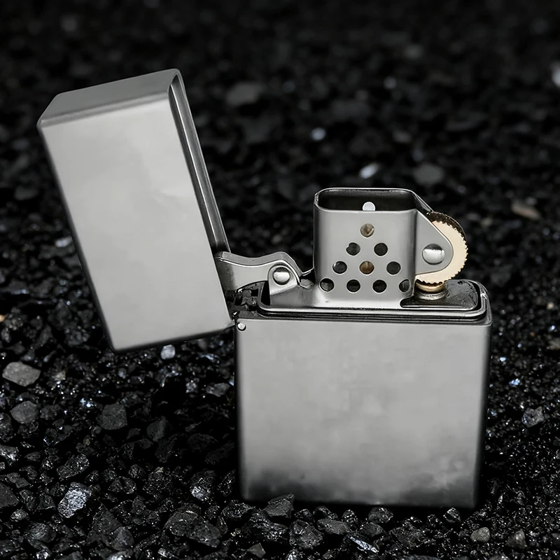 Full Titanium shell Lighter with ZORRO Titanium Insert Vintage liquid ...