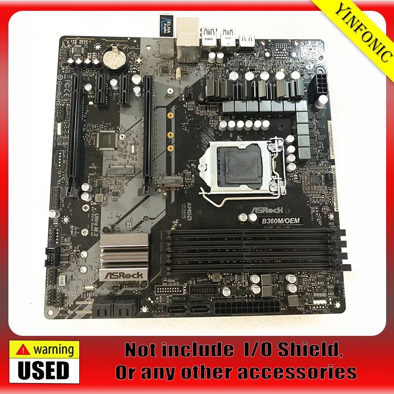 ASRock-B360M-OEM-Socket-LGA1151-DDR4-HDMI-SATA-Micro-ATX-B360 ...