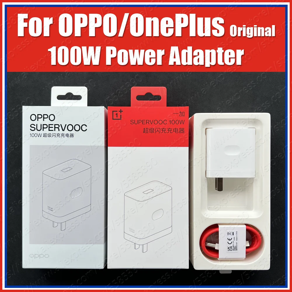 VCBAJACH Original Build OPPO OnePlus 100W Charger For OPPO Find X6 Pro ...