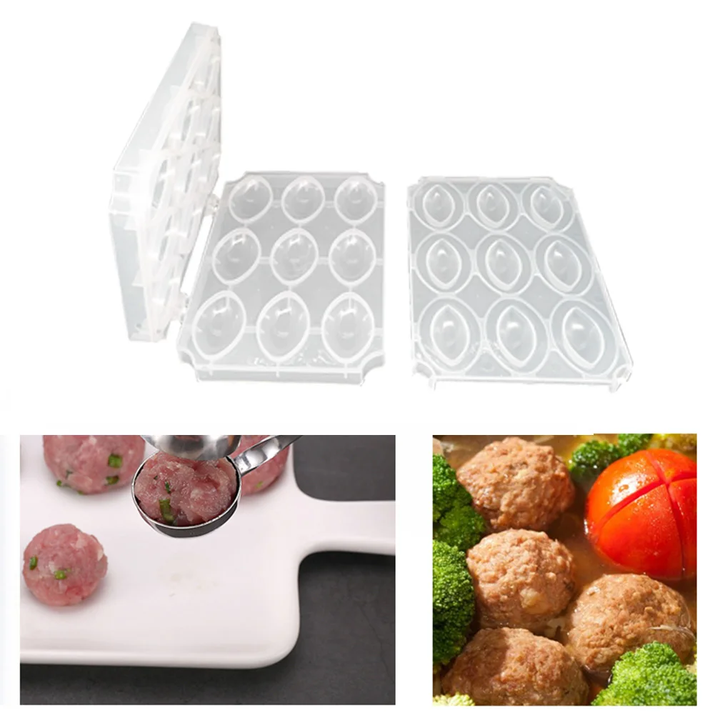 9-Holes-Manual-Kibbeh-Meatball-Maker-Homemade-Meat-Maker-Meatloaf-Mold ...