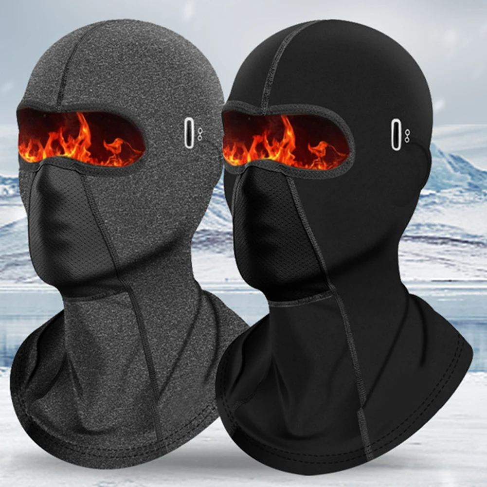 Winter Warm Cycling Cap Hiking Scarf Balaclava Velvet Windproof Men ...