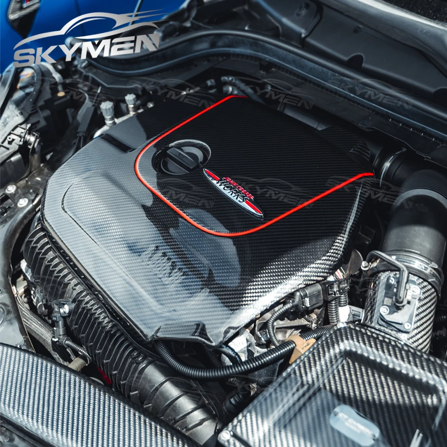 Carbon-Engine-Cover-For-MINI-2018-New-Version-F55-F56-F57-F58-Cooper-S ...