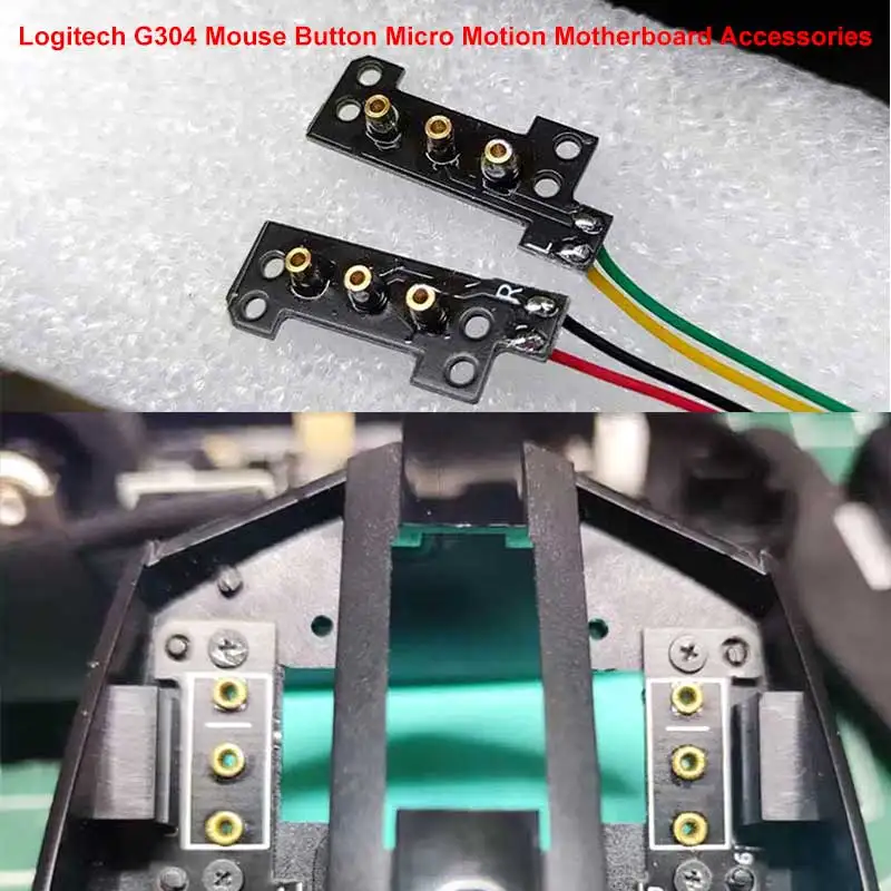 Logitec G304 G305 무선 마우스 마이크로 스위치 어셈블리, 마더보드, 왼쪽 및 오른쪽 버튼 회로, 소형 보드 수리 ...