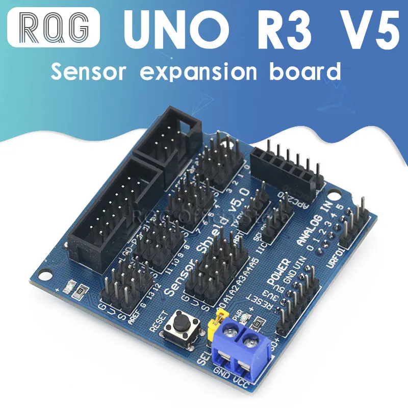 V5.0 sensor escudo placa de expansão para arduino eletrônico blocos ...