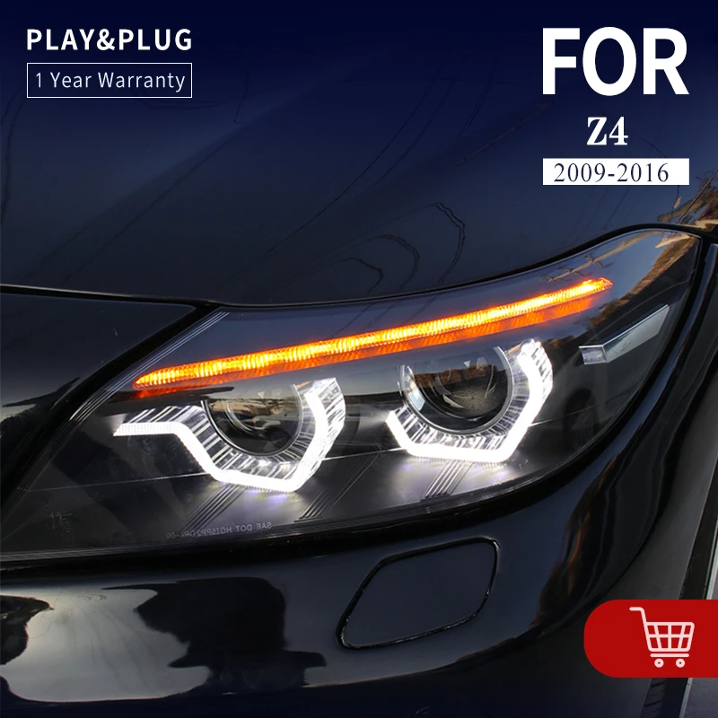 Car Styling 2009-2016 Year Led Headlight For Bmw Z4 E89 Front Lamps ...