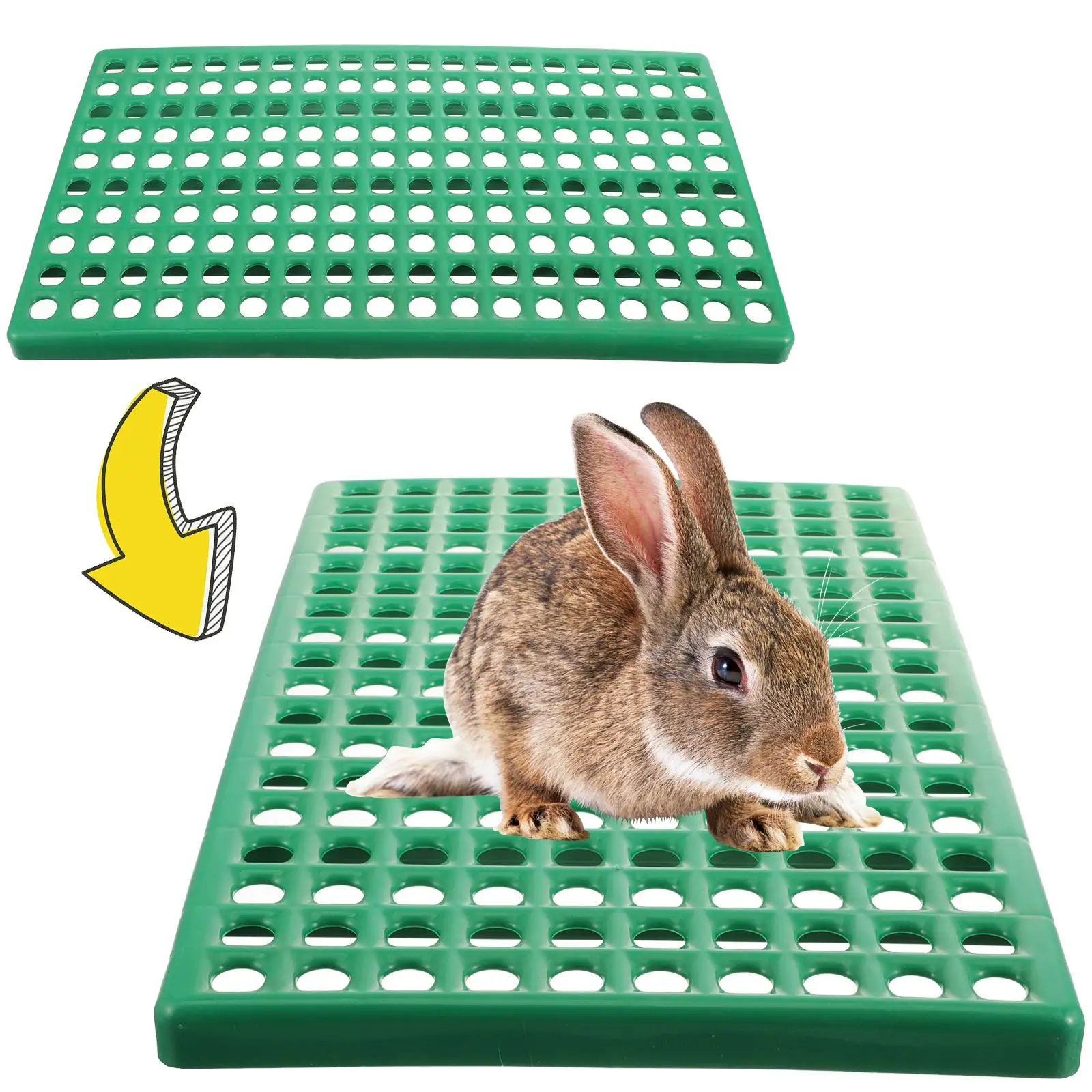 Rabbit-Cage-Mat-Cage-Isolation-Mat-Leaky-Board-Floor-Urine-Drain-Pad ...