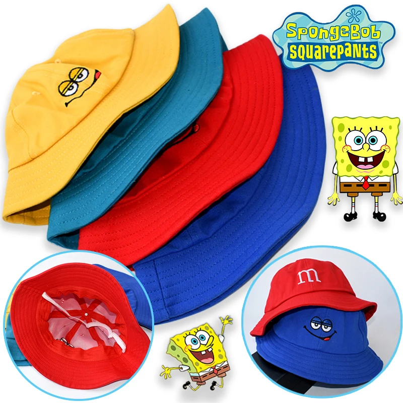SpongeBob-Fisherman-s-Caps-Children-s-Bucket-Hat-Summer-Baby-Sun-Bonnet ...