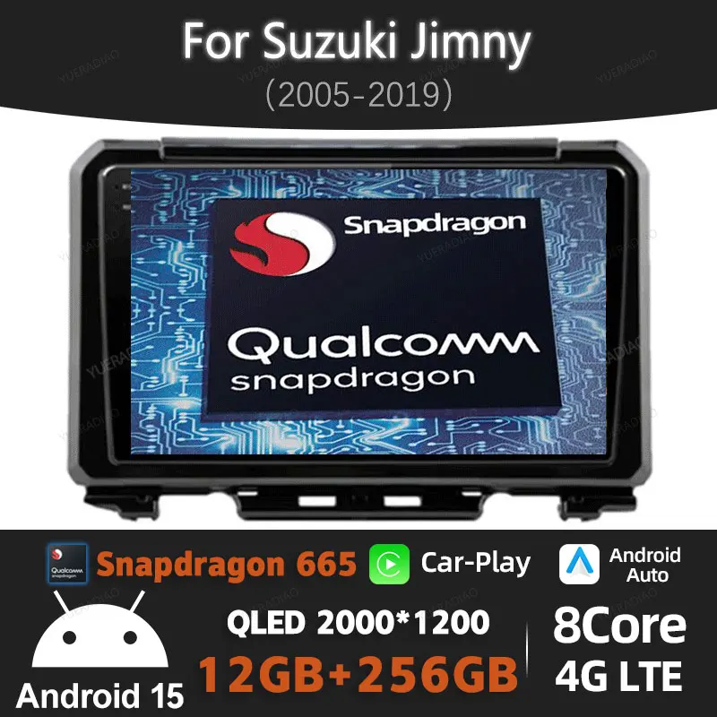 Android 15 Carplay Auto For Suzuki Jimny 2018 2019 2020 Car Radio ...
