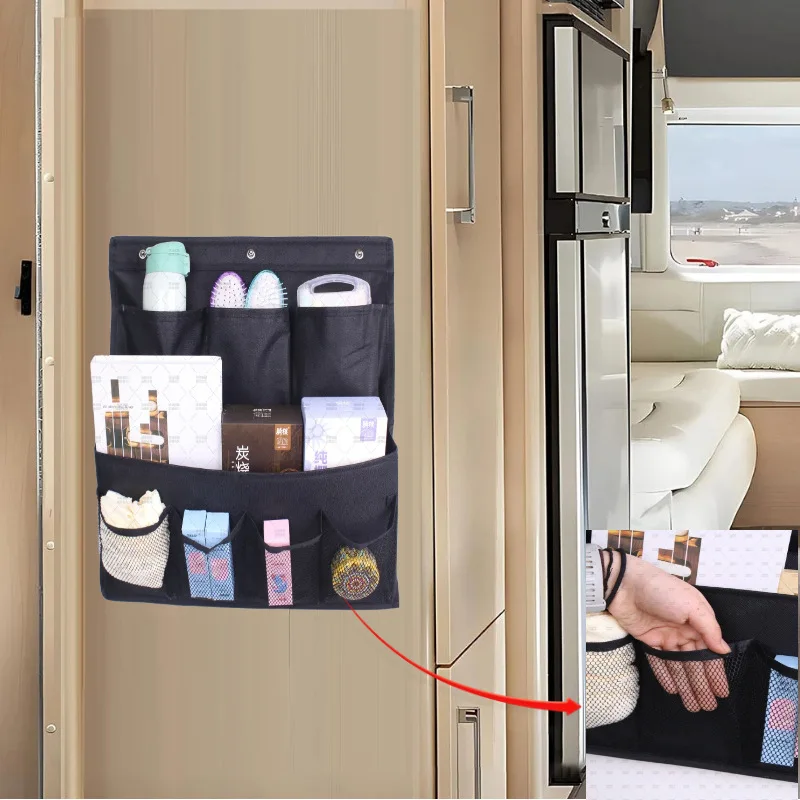 Breathable Mesh Hanging RV Organizer 3 Layer Storage Shelf Space Saving ...