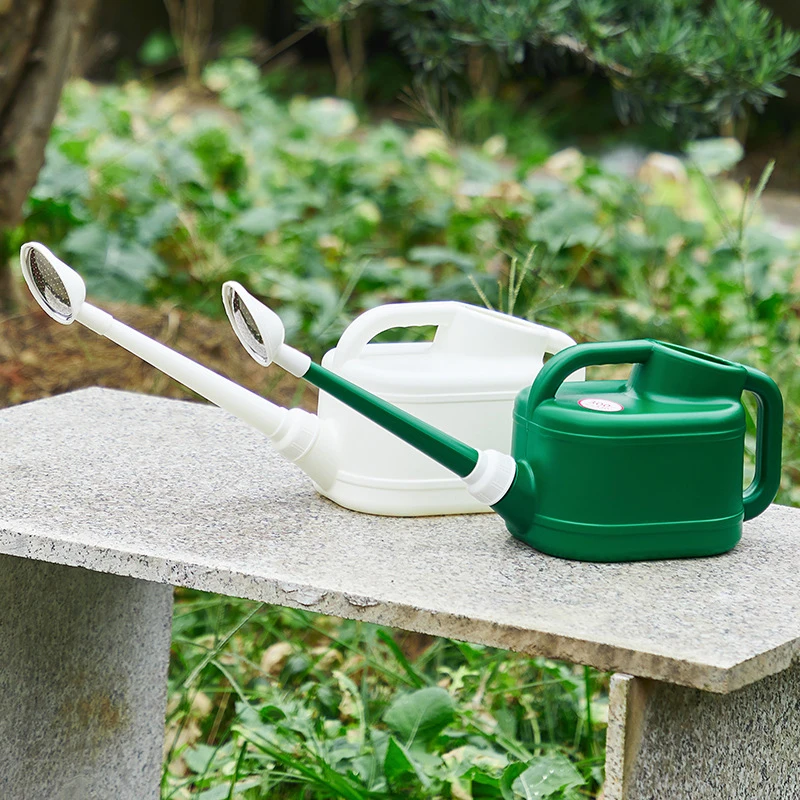 Regadera de jardín con mango de boca larga, gran capacidad, 4L ...