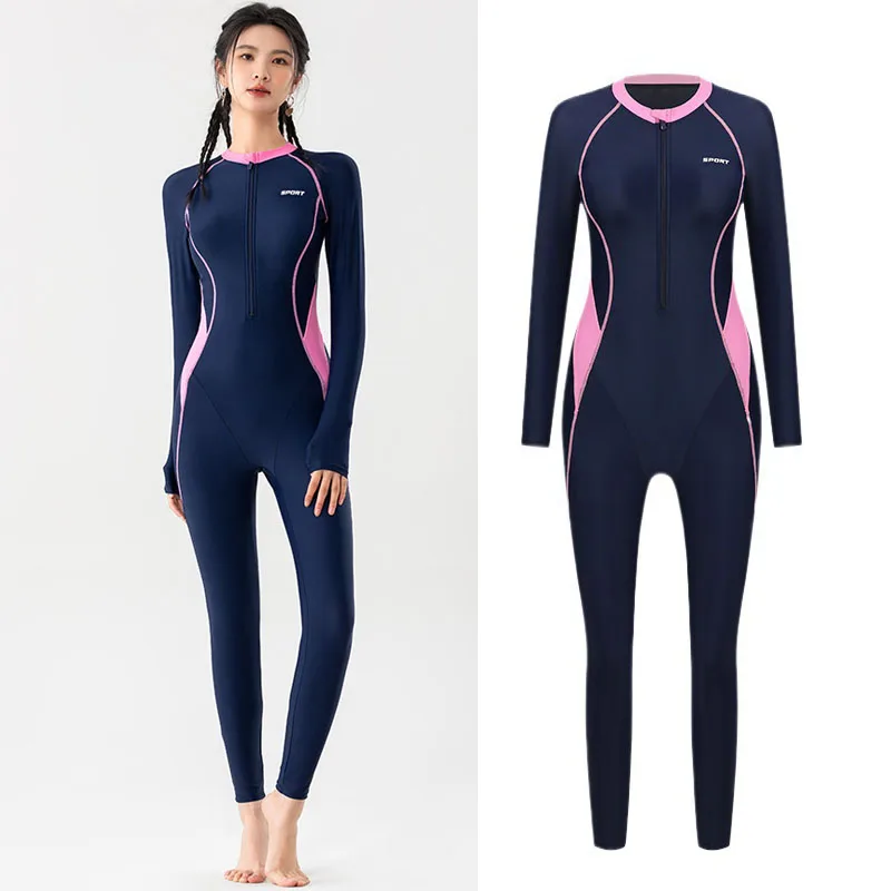 Dive Skin for Women Snorkel Suit Full Body Swimsuit Breathable Quick ...
