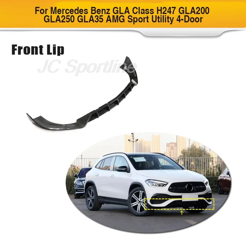 Front Bumper Lip for Mercedes Benz GLA Class H247 GLA200 GLA250 GLA35 ...
