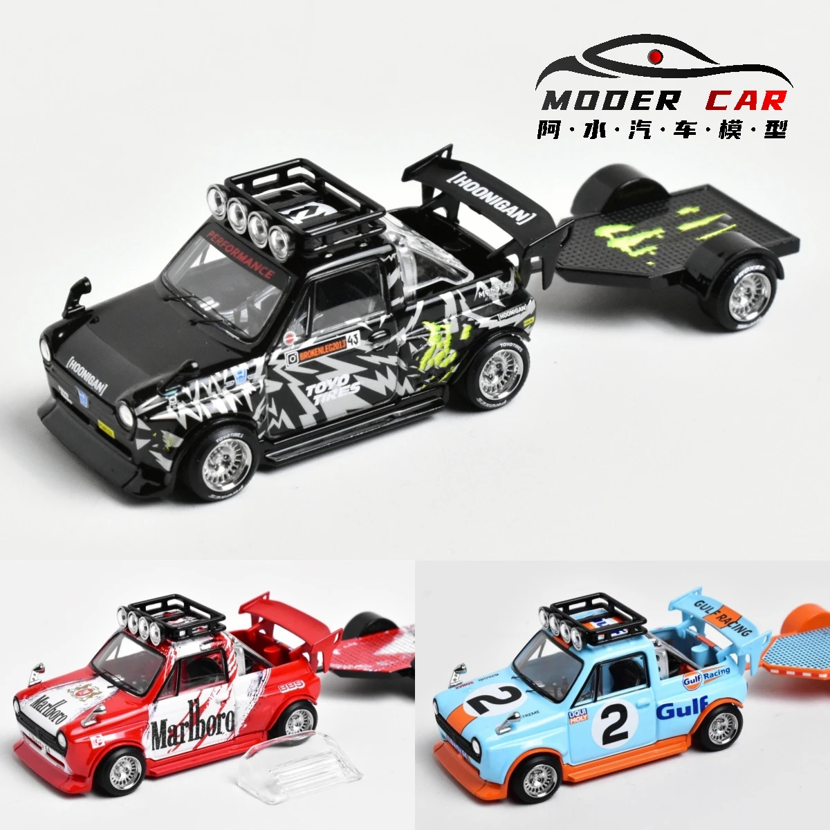 Liberty64 1:64 Wide body Pickup Truck Diecast Model Car - AliExpress 26