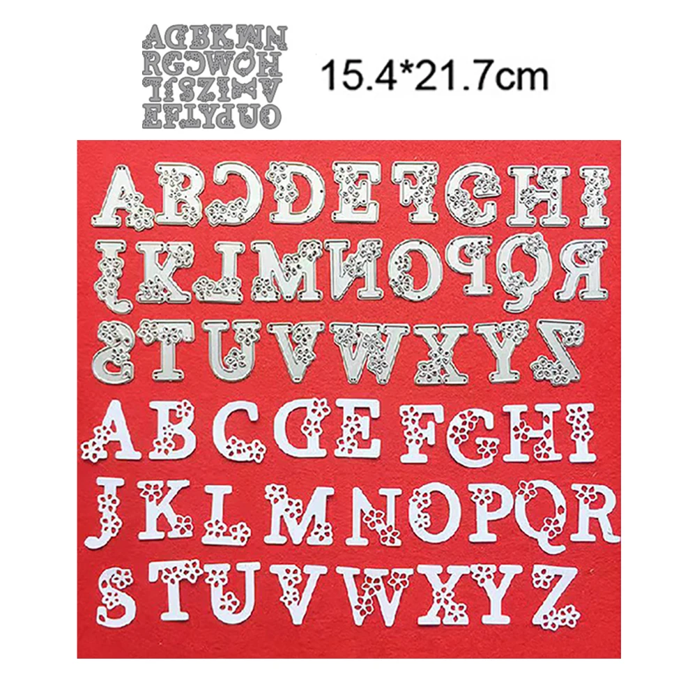 Metal Cutting Dies Alphabet Letters 5cm | Alphabet Die Cuts Metal ...
