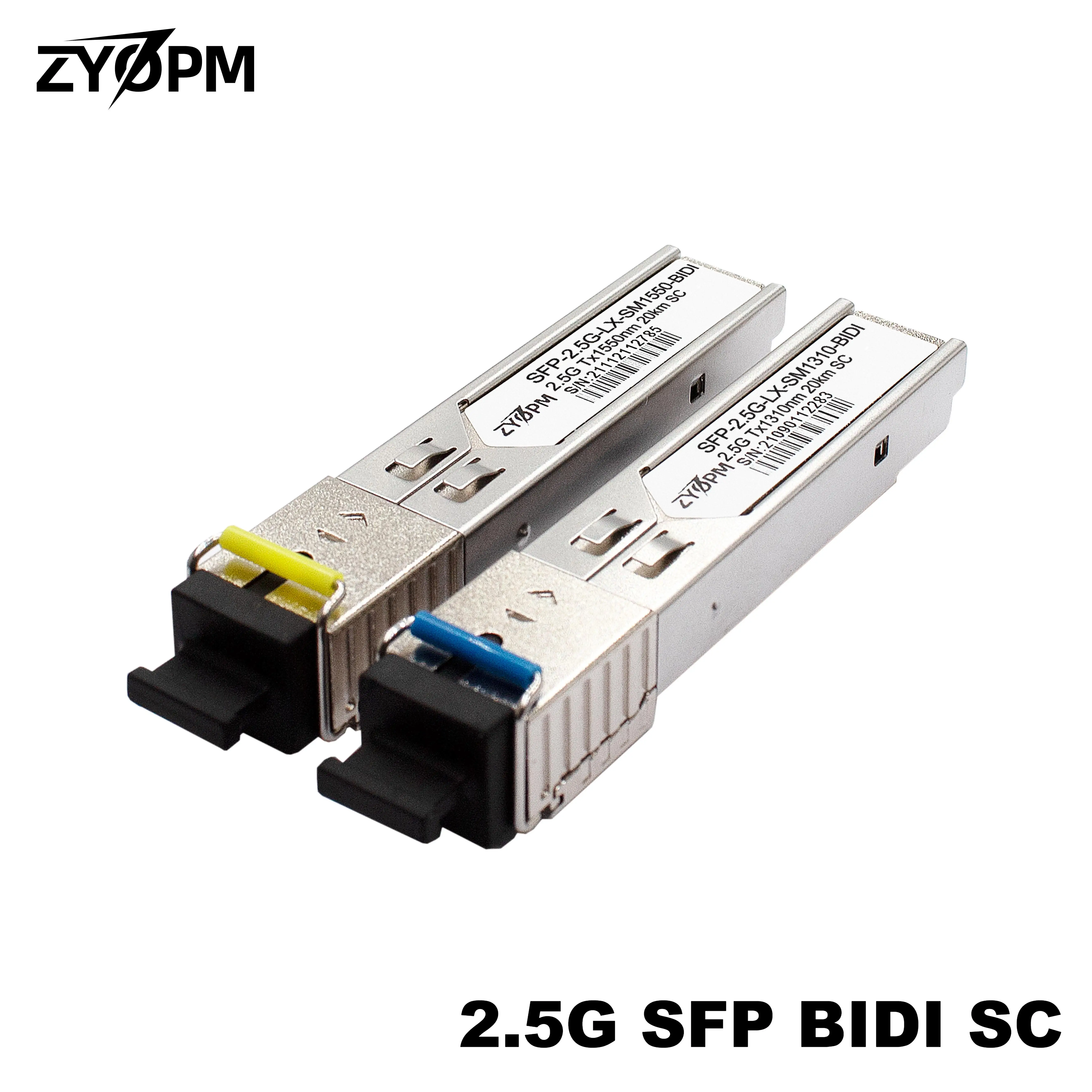 2.5G SFP BIDI SC Transceiver SingleMode Simplex SC Fiber Module SMF ...