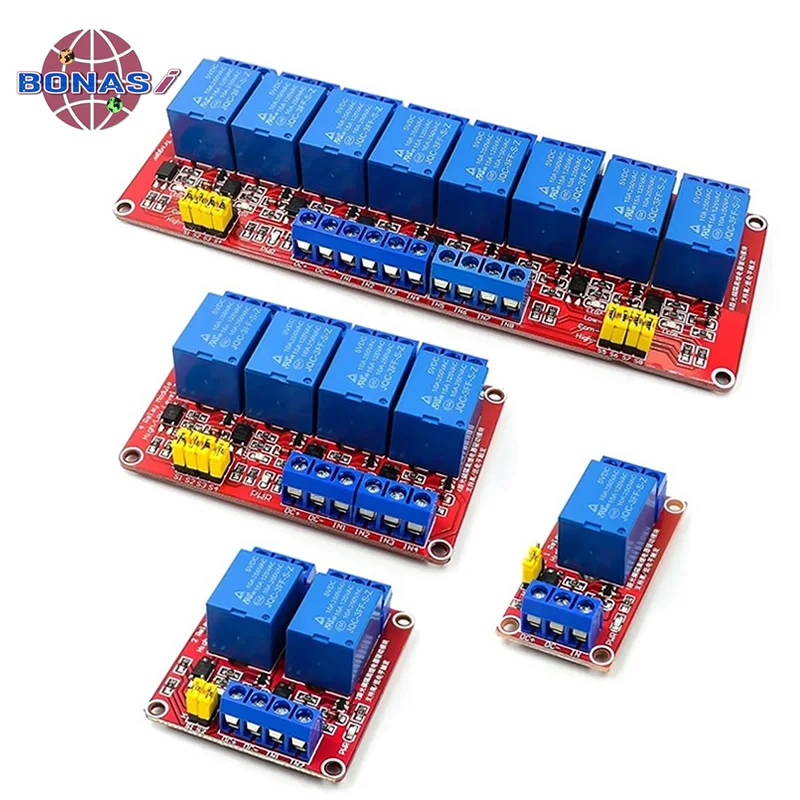 Relay Module 1 2 4 6 8 Channel 5V 12V 24V Relay Module Board with ...