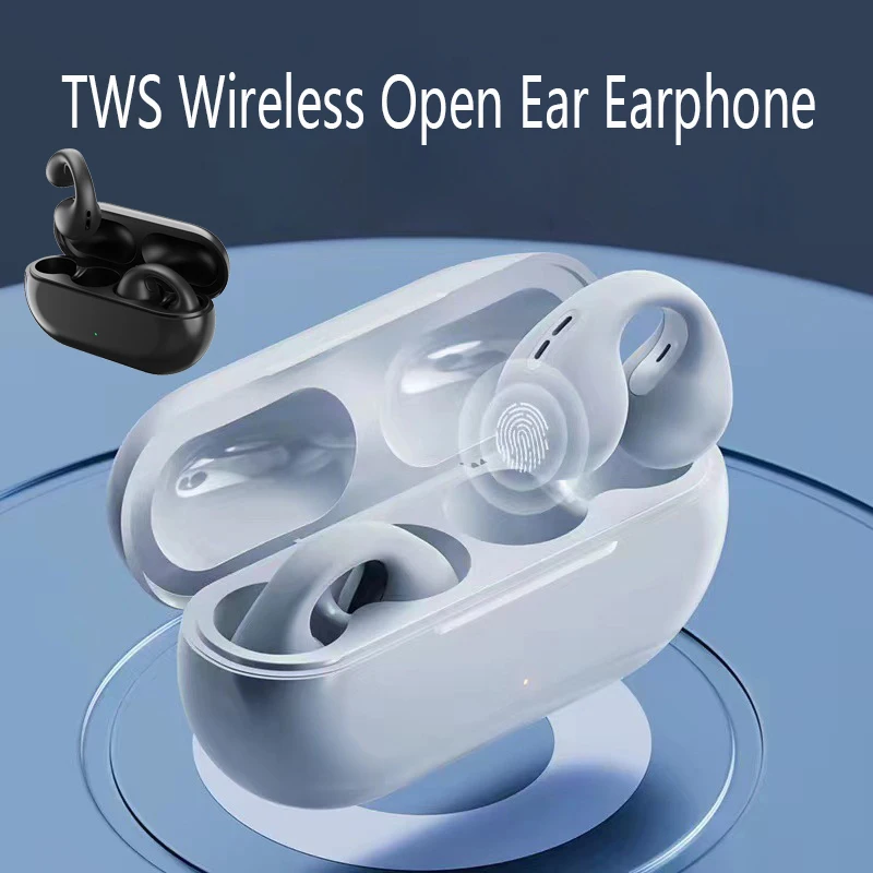 Bone-Conduction-Bluetooth-Earphones-Open-Ear-Clip-Wireless-Headphone ...