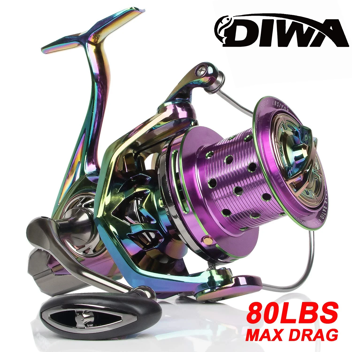 DIWA-Offshore-Fishing-Reel-Colorful-Full-Metal-Body-Spinning-Reel-Ultra ...