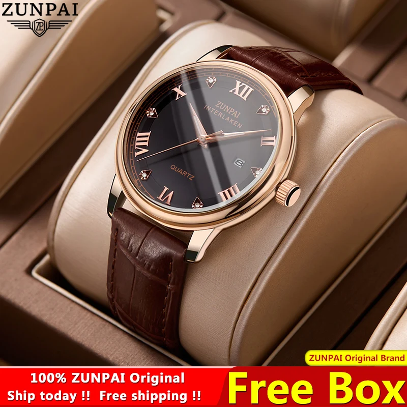 ZUNPAI-Origina-Watch-for-Men-Business-Women-Fashion-Casual-Waterproof ...