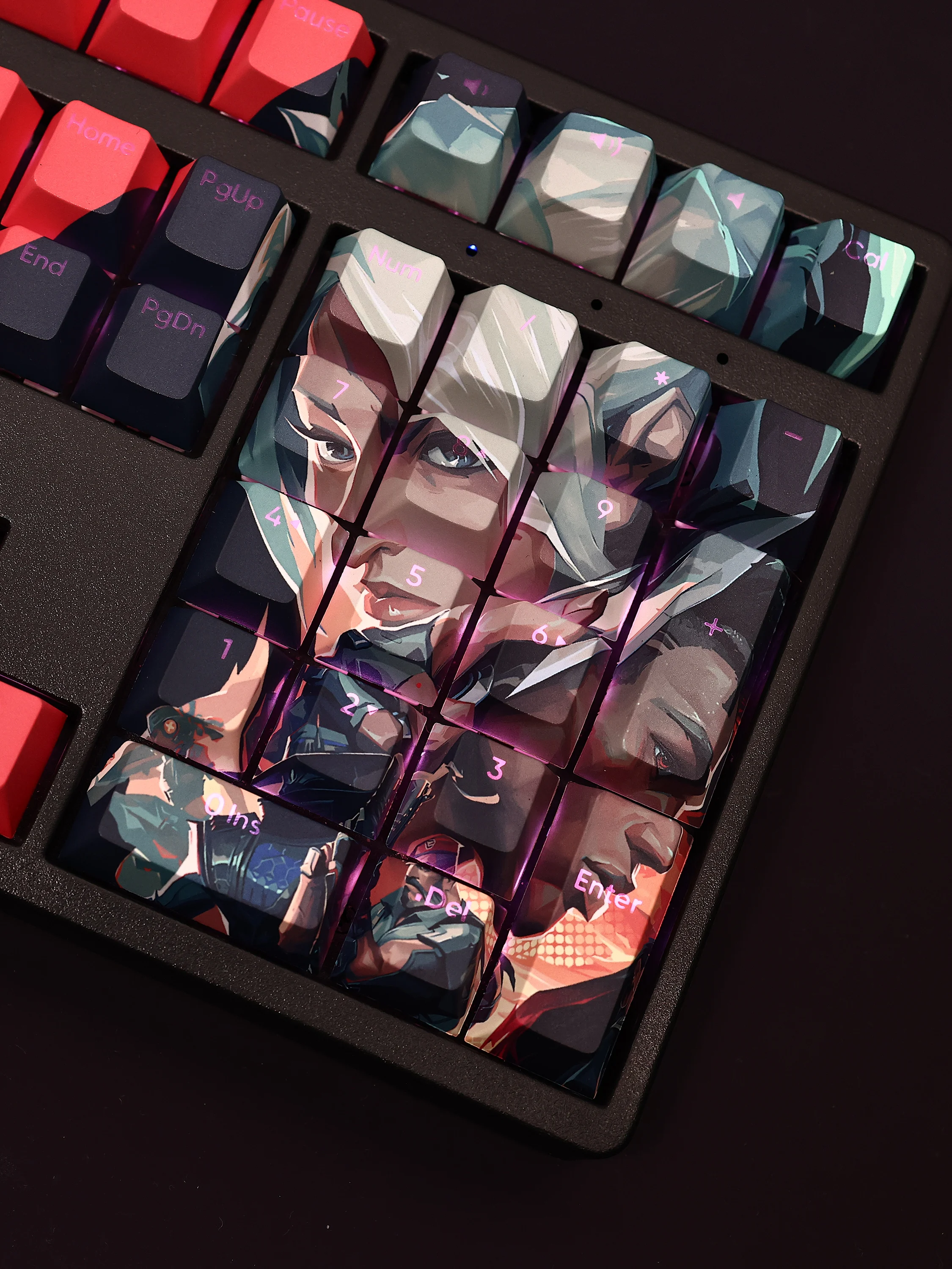 Kit Viper Valorant - Keycaps customizadas para seu teclado mecânico