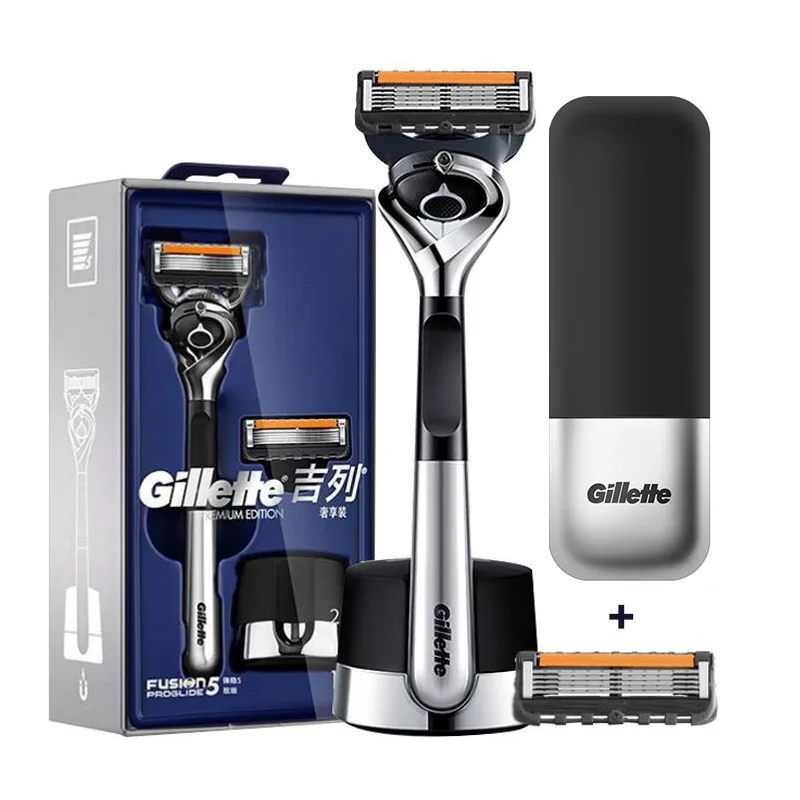 Gillette-Fusion-5-ProGlide-Razor-Premium-Edition-Flex-Ball-Tech-5 ...