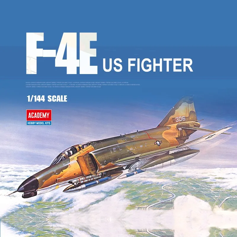 ACADEMY-modelo-de-ensamblaje-12605-a-escala-1-144-F-4E-de-EE-UU-Para ...
