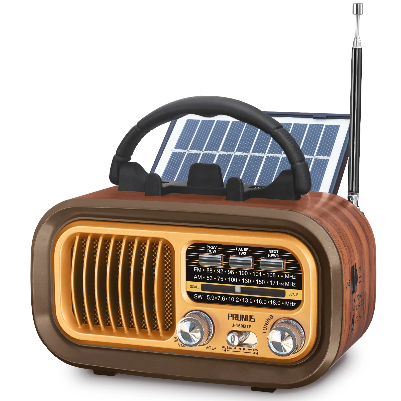 Altavoz Bluetooth multifunción, Radio Retro FM AM SW, Radios portátiles ...