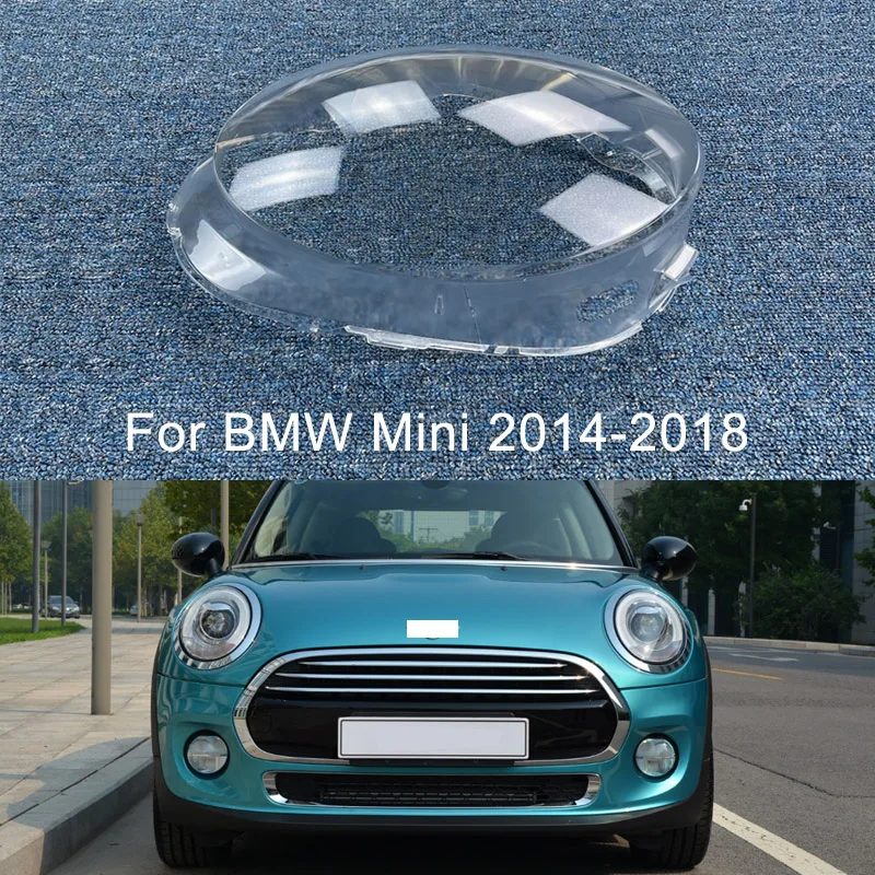 For-BMW-Mini-F56-2014-2018-Headlight-Lens-Cover-1-Pair-Clear-Headlamp ...