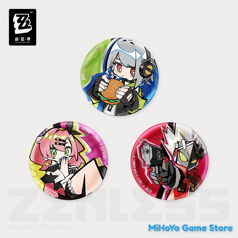Genuine-Zenless-Zone-Zero-Badge-Official-Original-Q-version-Theme ...