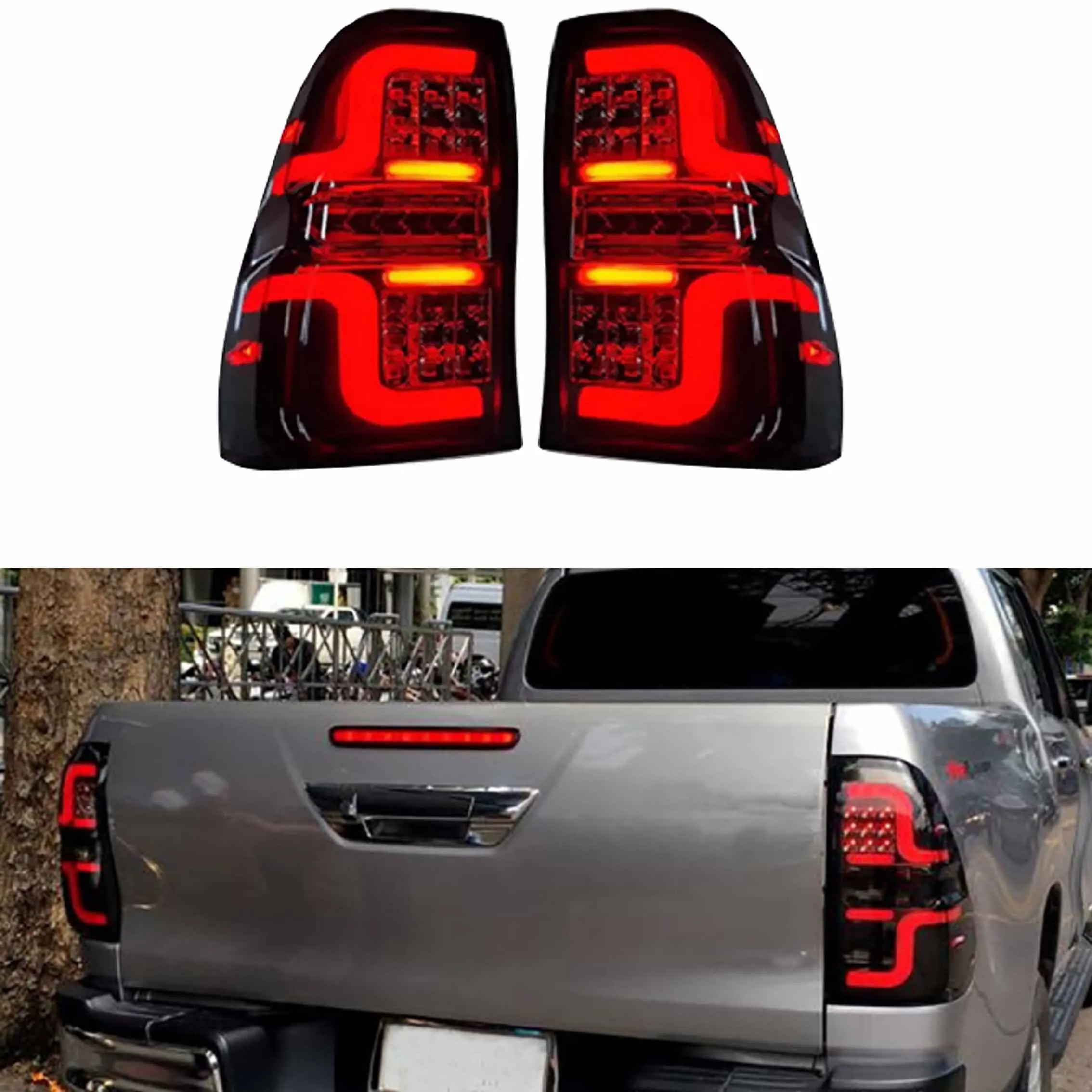 Auto-LED-Rear-Lights-Wiht-Reversing-Light-Brake-Lamp-Turn-Signal-Lights ...