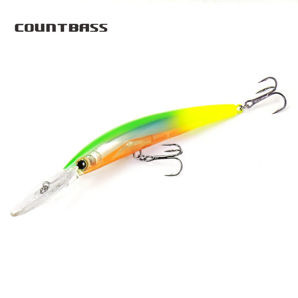 Deep Diver Minnow Lure 130mm 5-1/8" 24.5g 55/64 oz. Dive 4m Floating Angler's Fishing Lures ...