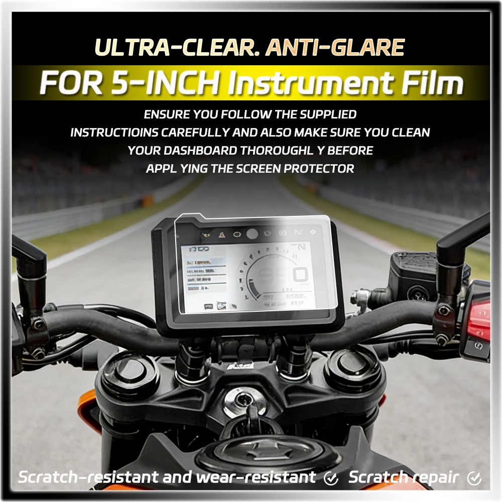 For 125/250 Duke 390/790/990 Duke SMT890 TFT Display Protection Film ...