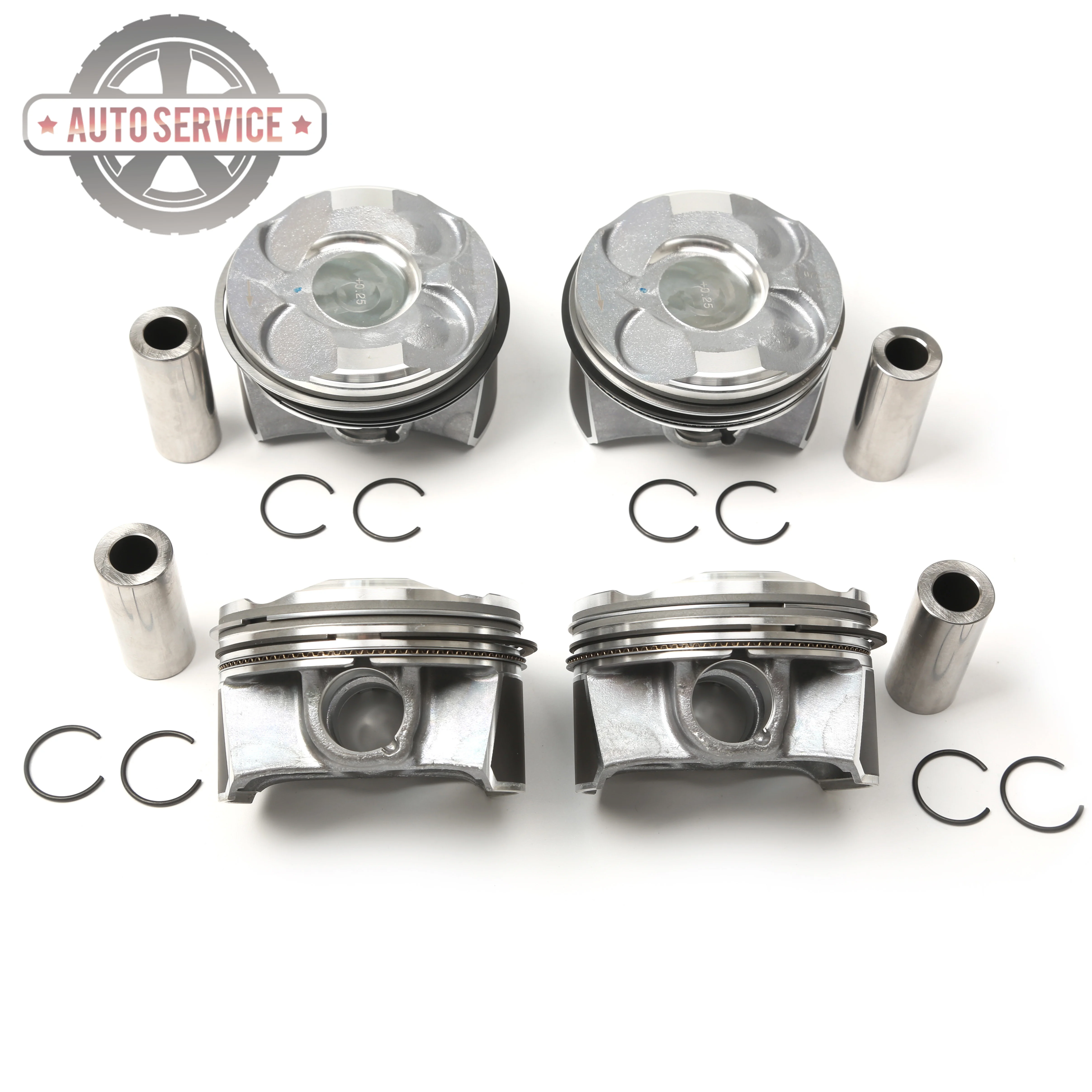 11257601181 Car New Piston Assembly Set Oversized 0.25mm For Bmw 116 I ...