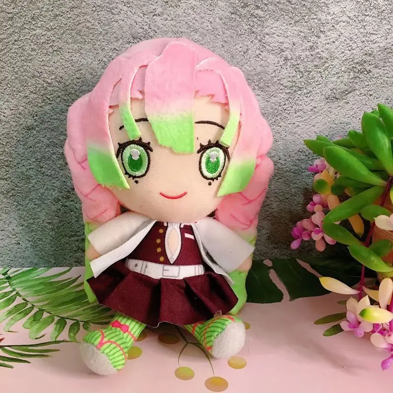 Demon Slayer Kimetsu no Yaiba Sitting Kanroji Mitsuri Plush Doll Anime ...