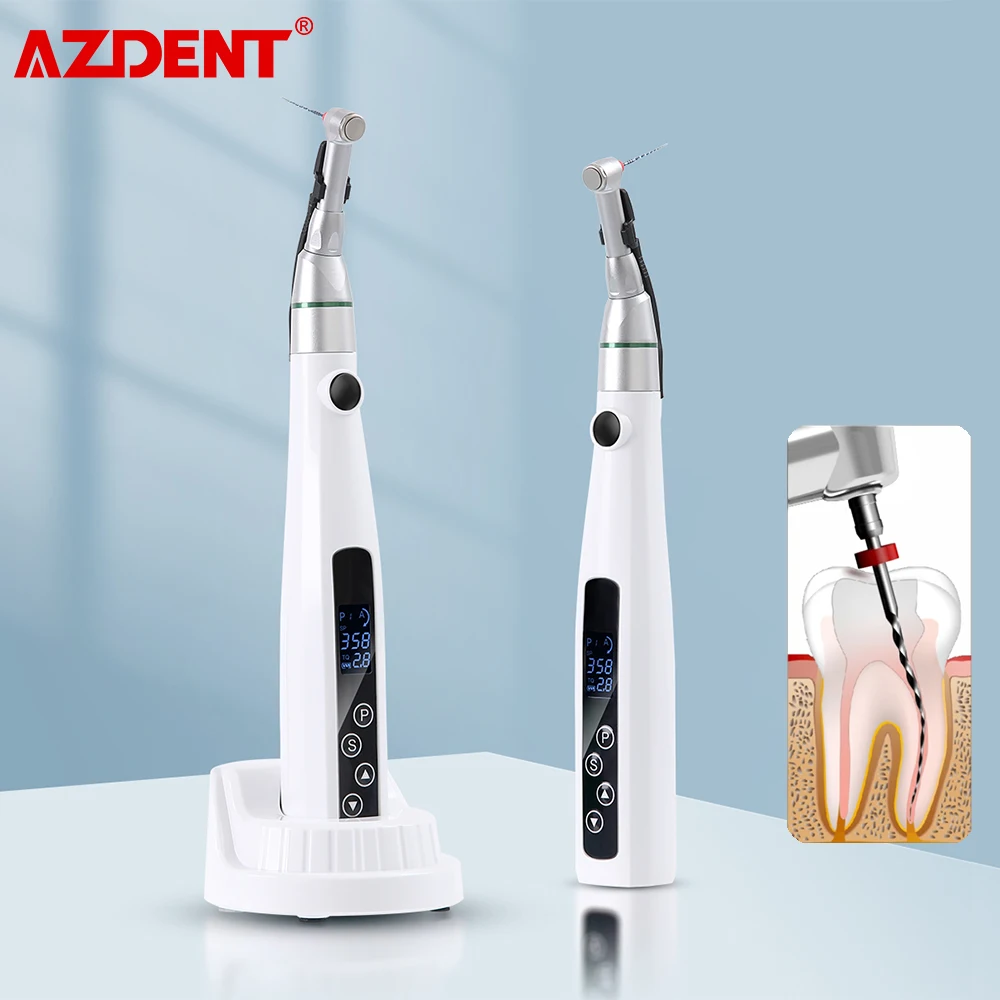 AZDENT-Dental-Wireless-Endo-Motor-with-LED-Lamp-16-1-Reduction-Contra ...