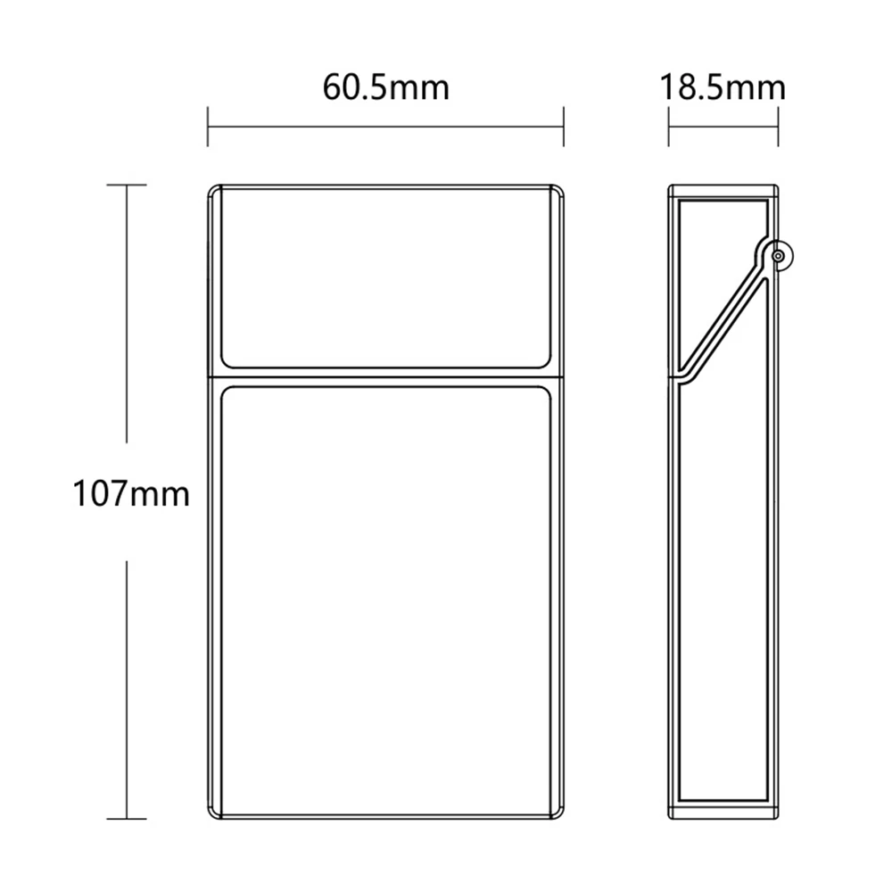 Cigarette Box Dimensions