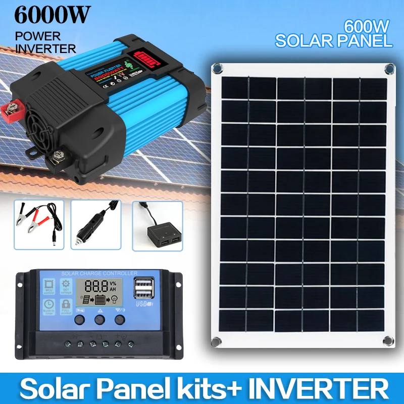600W-Solar-Panel-110V-220VSystem-12V-Solar-Panel-Battery-Charge ...