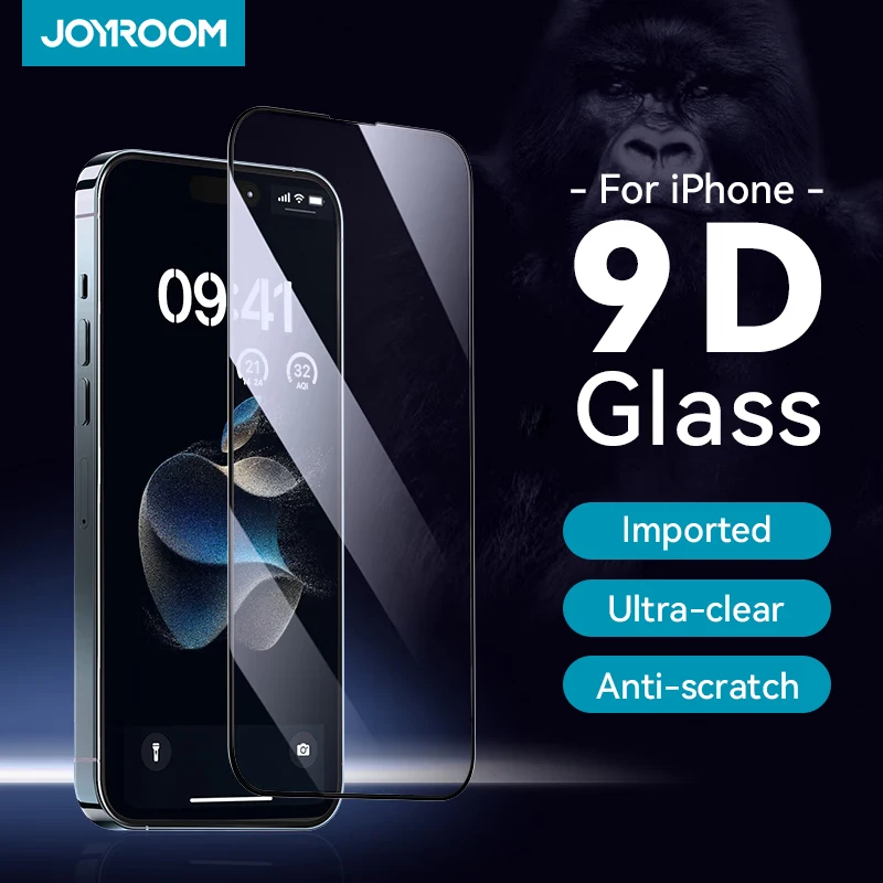 Joyroom-HD-Glass-Screen-Protector-for-iPhone-15-14-13-12-11-Pro-Max-9H ...