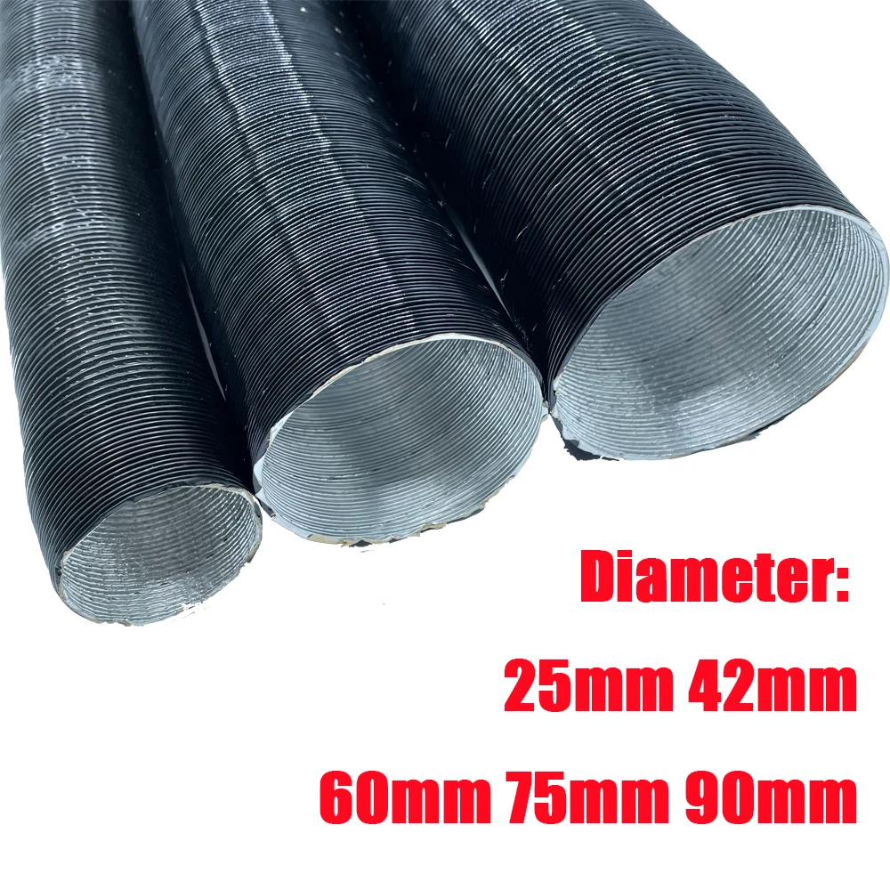 1PCS 25mm 42mm 60mm 75mm 90mm Diameter 60-200cm Length Air Diesel ...