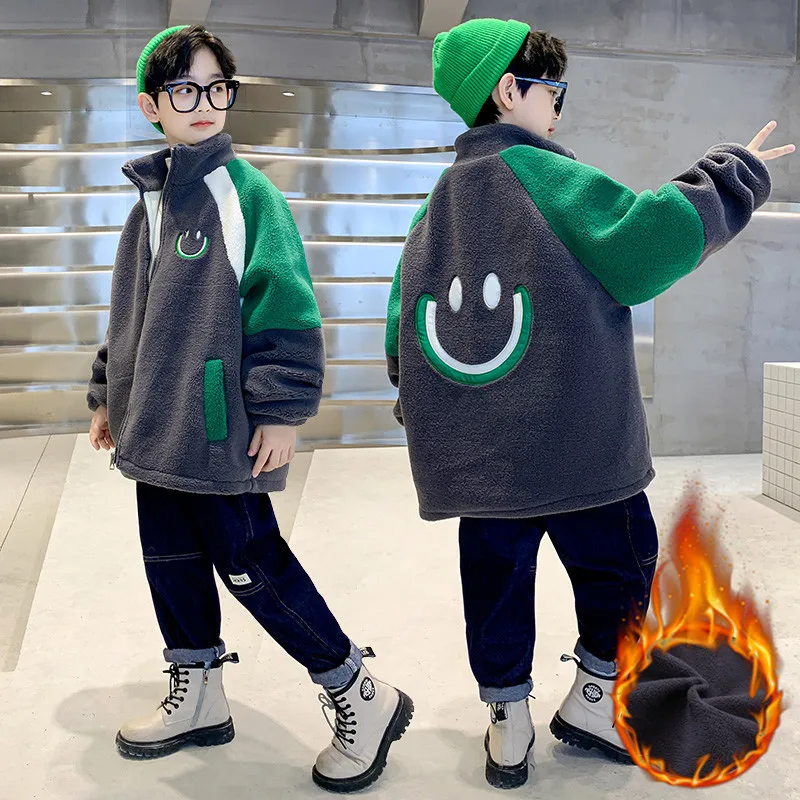 Boys-Autumn-Winter-Coat-2022-New-Fashion-Warm-Korean-Fleece-Children-s ...