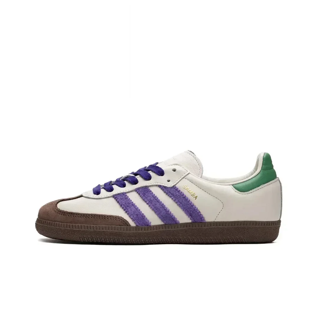 Adidas-Samba-OG-Off-White-Core-Roxo-Verde-Marrom-ID8349-T-nis-de-cano ...