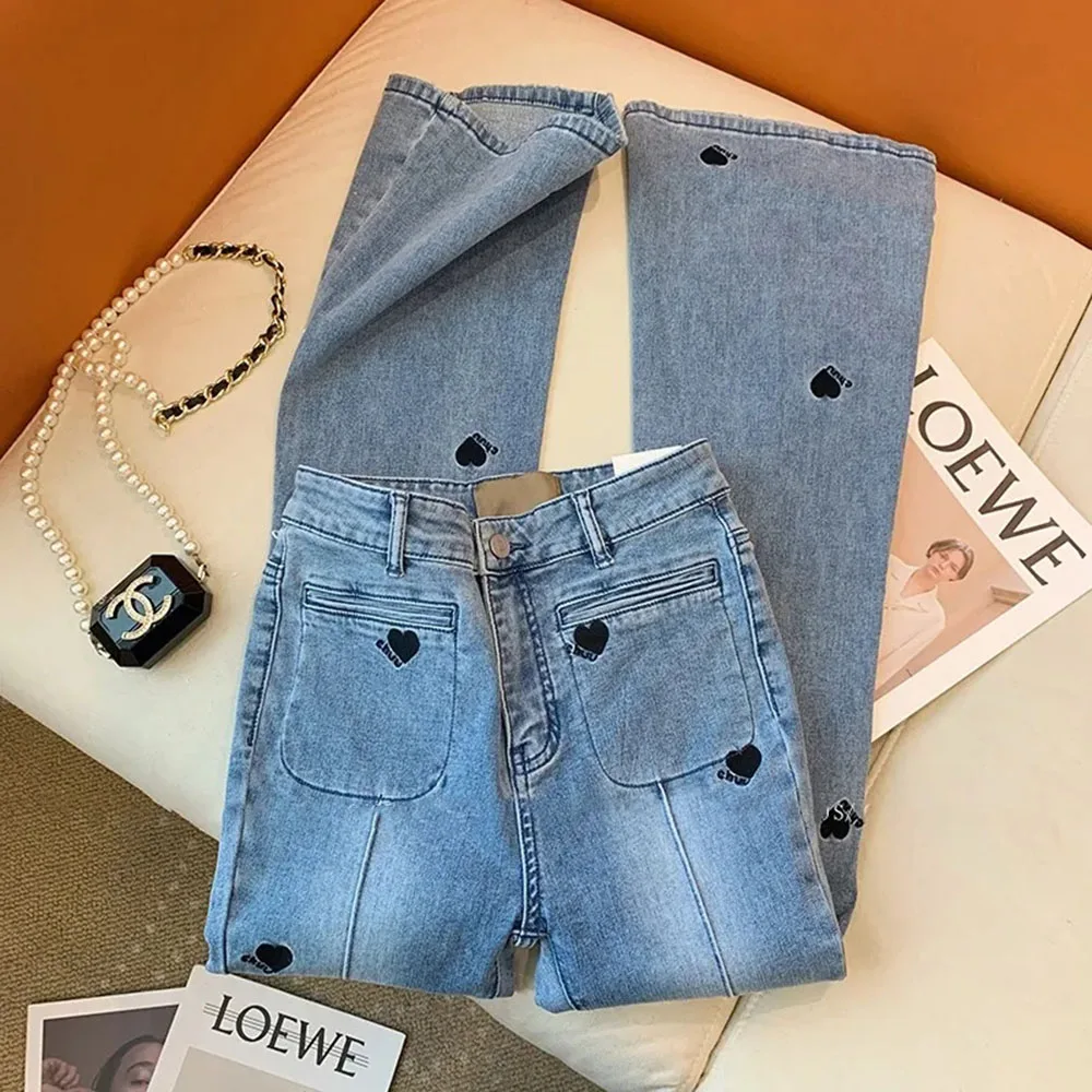 Autumn-Vinatge-Heart-Shape-Prined-Jeans-Ladies-Elegant-Wide-Leg-Pants ...
