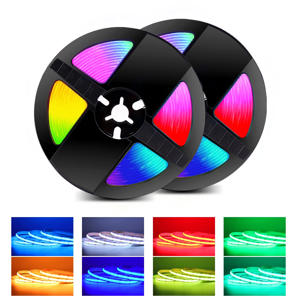 RGBCCT-RGBW-RGB-CCT-COB-LED-Strip-Light-DC-12V-24V-High-Density-Dotless ...