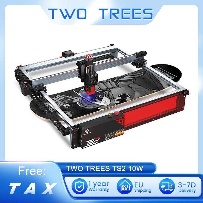 TWO-TREES-TS2-10W-Laser-Engraver-Cutter-Auto-Focus-32Bit-Mainboard-APP ...