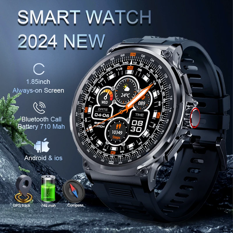 New-Upgraded-GPS-Tracker-Smartwatch-Men-Trajectory-Bluetooth-Call-NFC ...