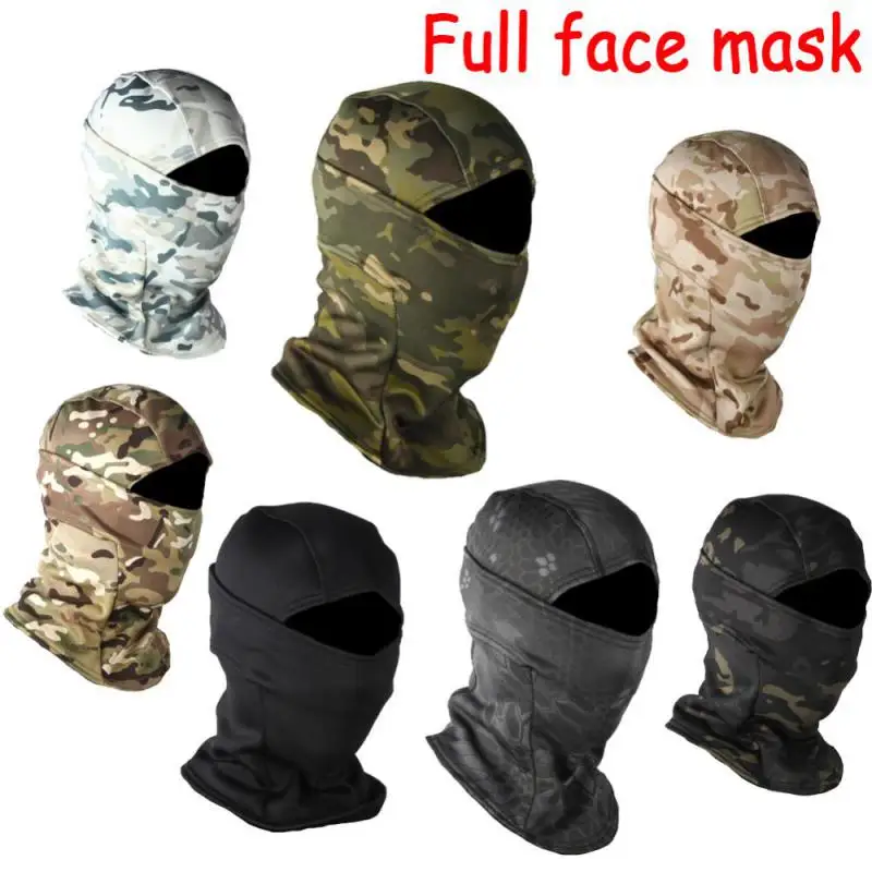 Winter Tactical Military Balaclava Outdoor Full Face Mask Camouflage ...