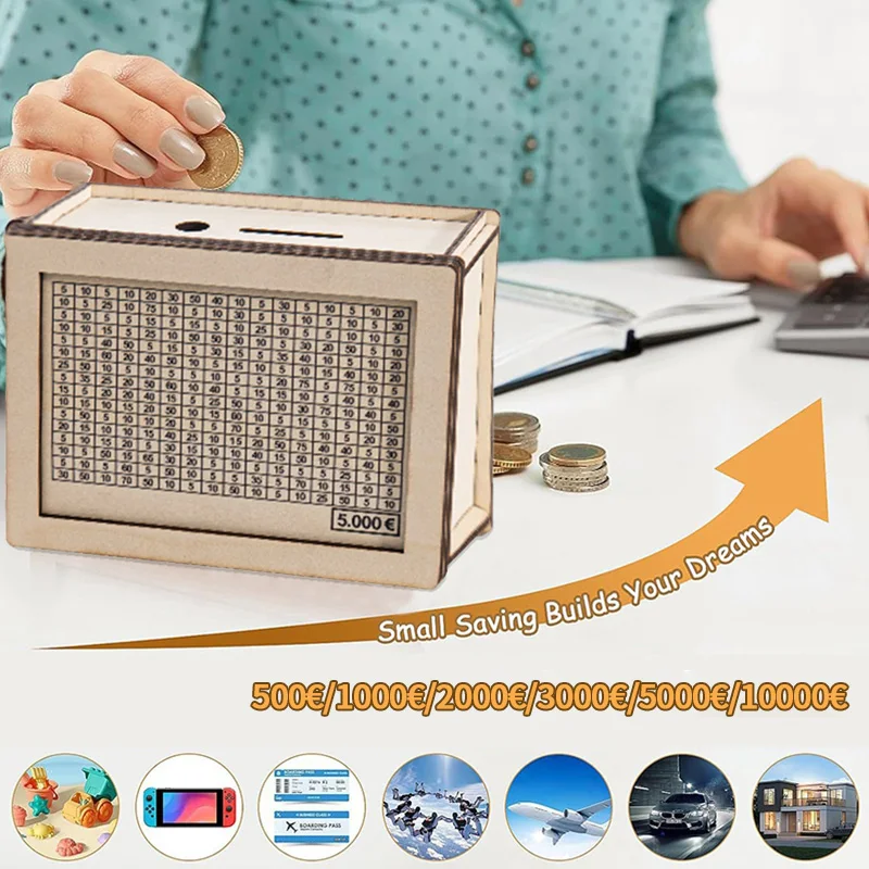Wood-Money-Bank-500-1000-2000-3000-5000-Wooden-Euro-Money-Box-Reusable ...