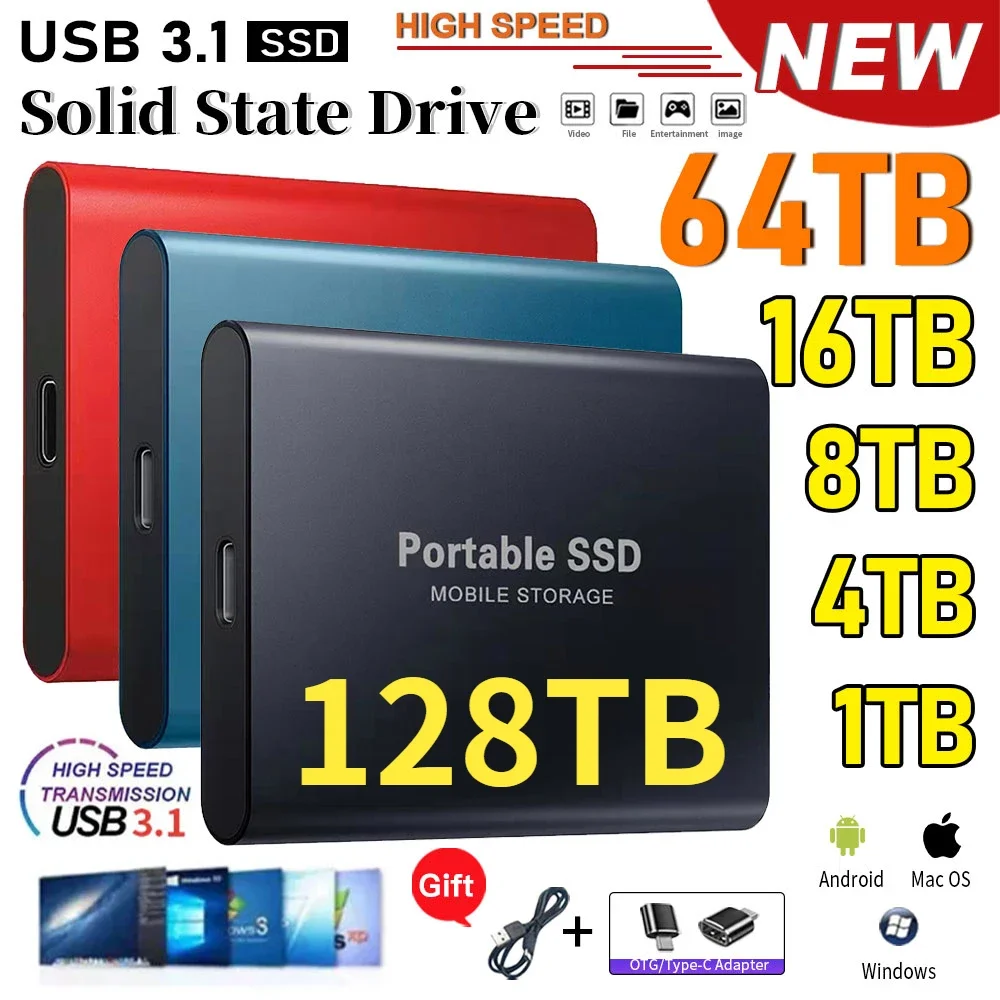 High-speed-External-Solid-State-Drive-1TB-Portable-External-Hard-Drive ...
