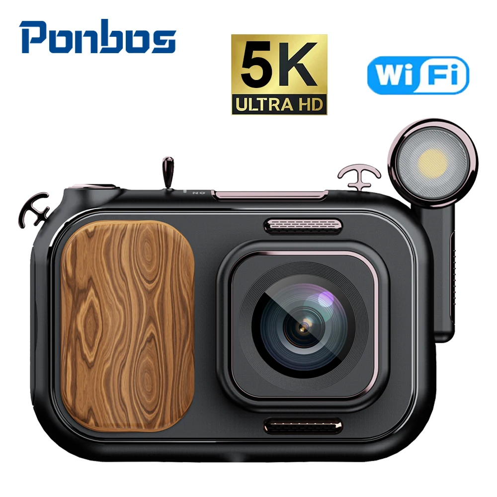 NVC300-5K-UHD-Digital-WIFI-SLR-Camera-50X-Zoom-96MP-Vintage-Camcorder ...