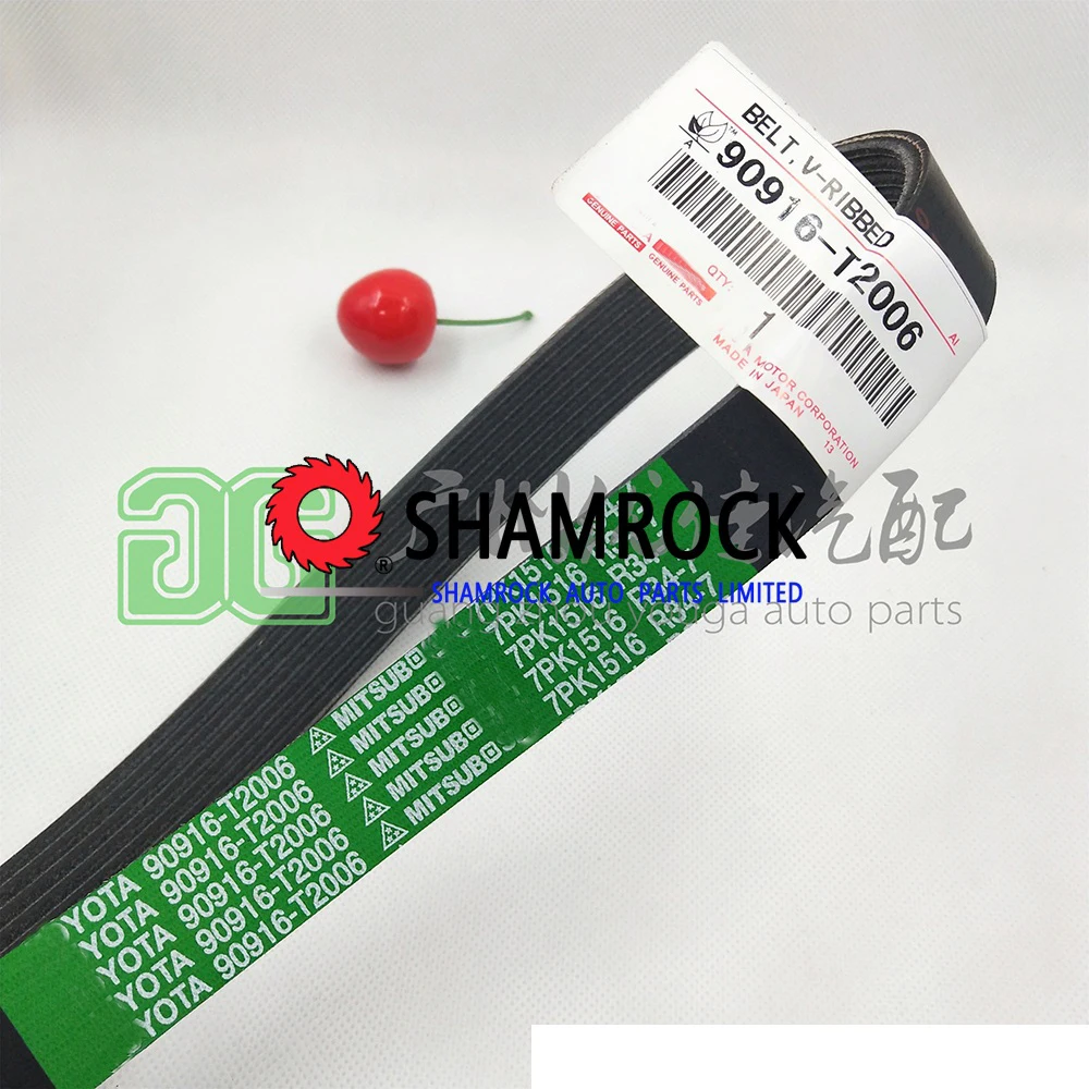 DIESEL ENGINE TIMING BELT OEM 90916 T2006 7pk1516 90915 YZZD4 for ...